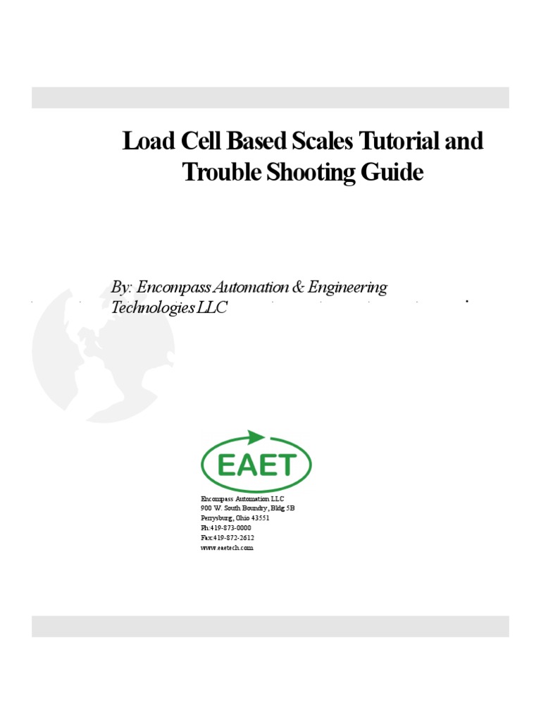 Load Cell Based Scales Tutorial and Trouble Shooting Guide: By ...
