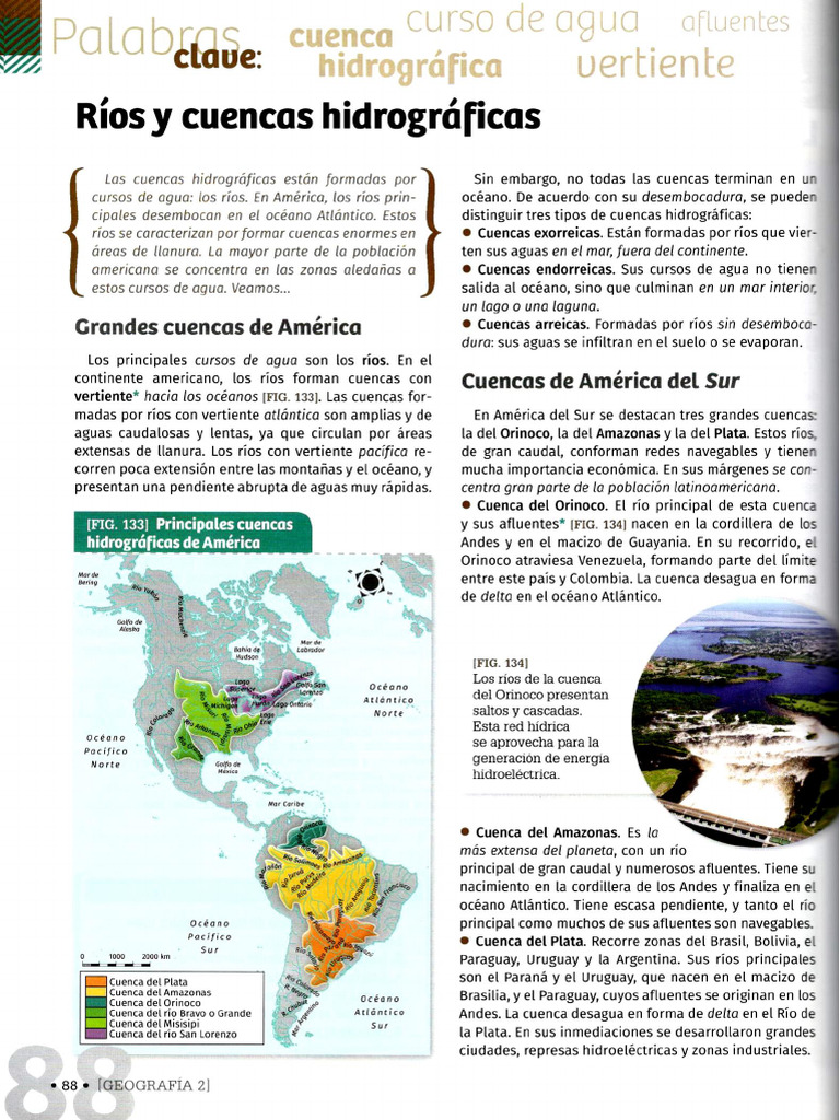 Principales Cuencas de America | PDF