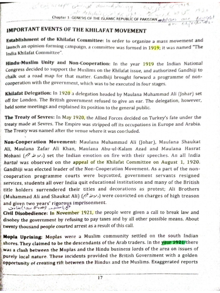 Khilafat Movement | PDF