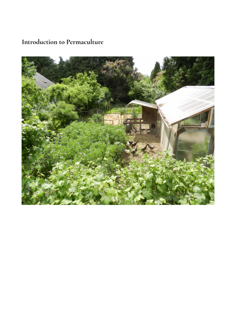 Introduction to Permaculture Concepts | PDF | Permaculture | Weather