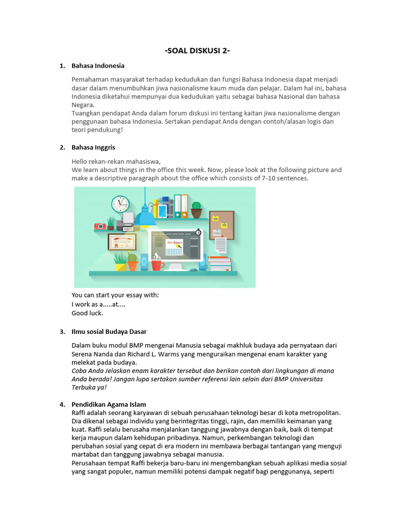 SOAL DISKUSI 2 | PDF