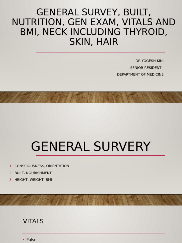 Medical Examination Overview | PDF