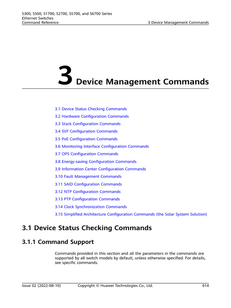 01-03 Device Management Commands | PDF | Flash Memory | Voltage