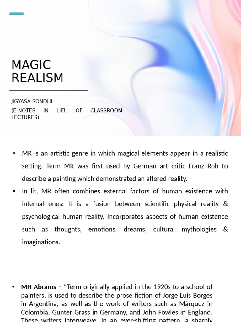 Understanding Magic Realism in Literature | PDF