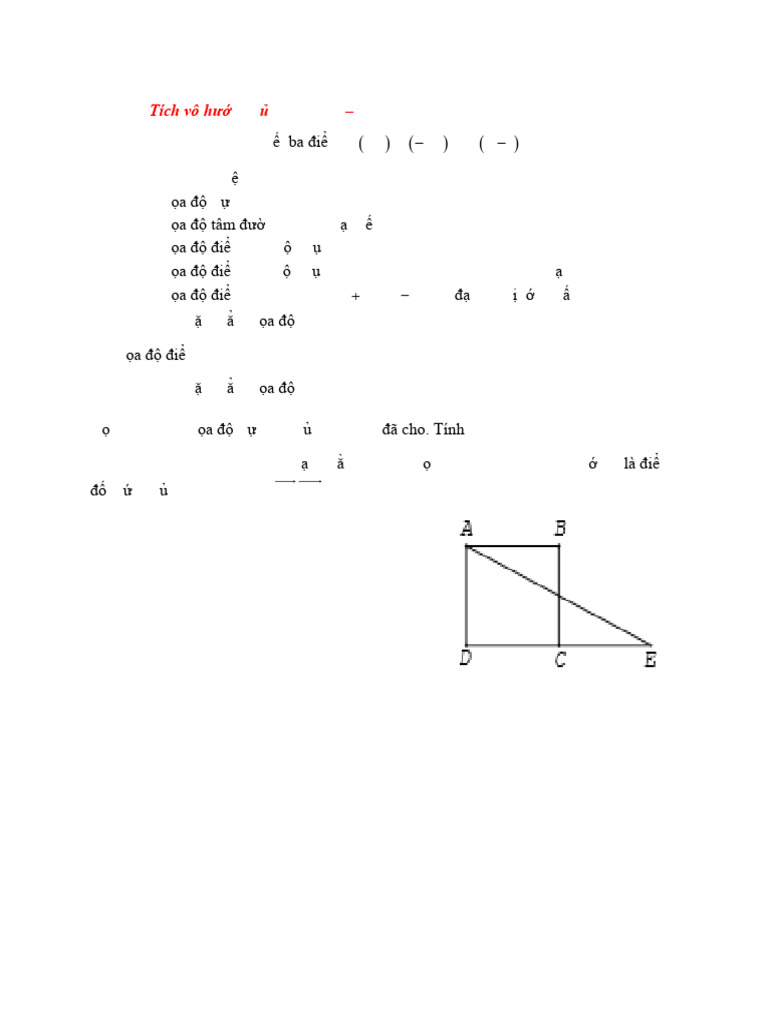 BTVN (Tích Vô Hướng Của Hai Vecto - 3) . | PDF