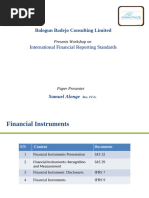 Ind As 107 - Financial Instrument Disclosures - 7314949 | PDF | Fair ...