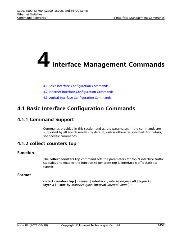 01-04 Interface Management Commands | PDF | Network Protocols | Computer Science
