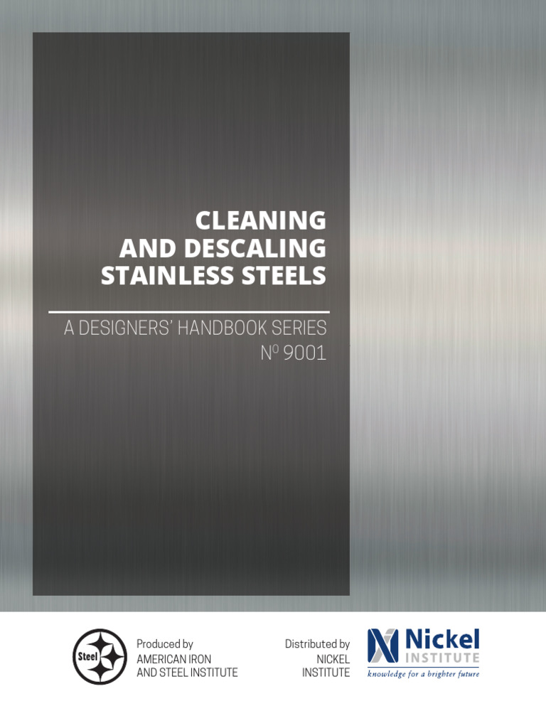 Cleaning and Descaling Stainless Steel 9001 Updated | PDF | Stainless ...