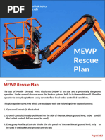 EN - IPAF Toolbox Talk A4 - MEWP Rescue Plan | PDF | Occupational ...