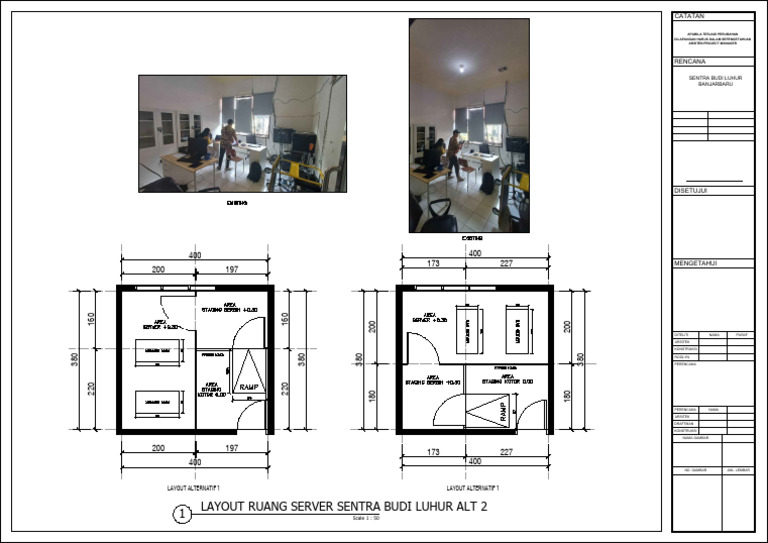 Desain Ruang Server Sentra Budi Luhur | PDF