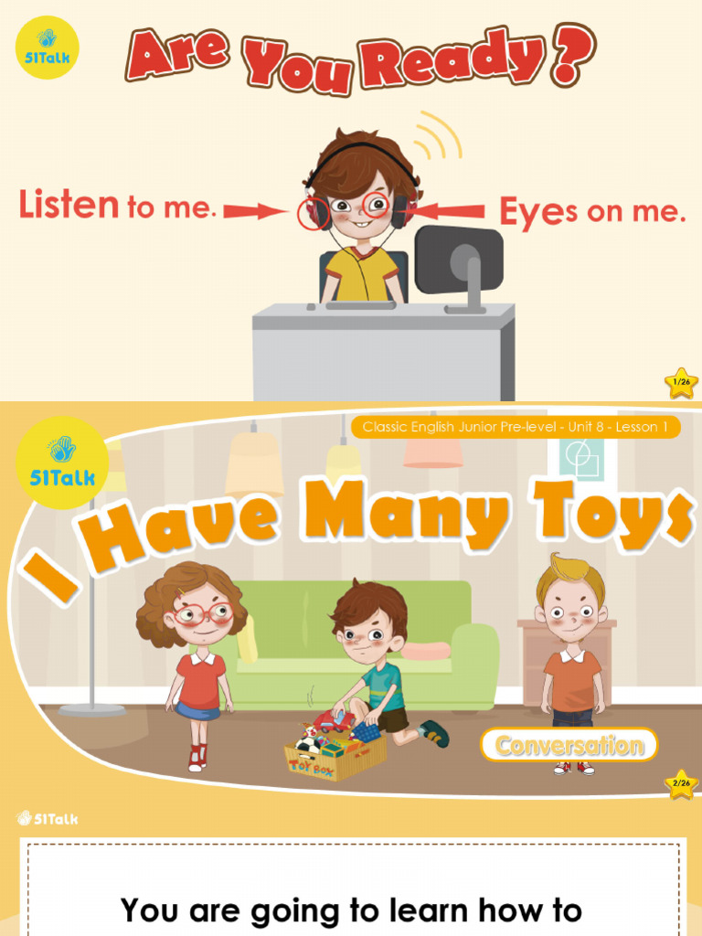 Lesson 1 I Have Many Toys | PDF