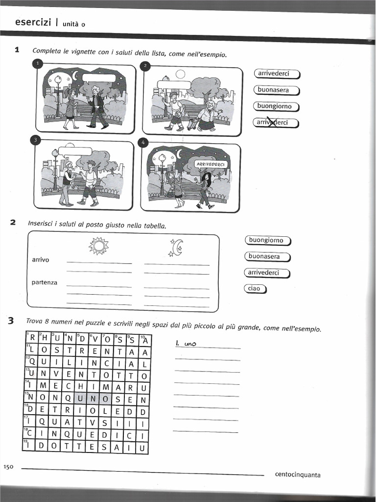 Esercizi Unita 1 2 3 4 5 | PDF