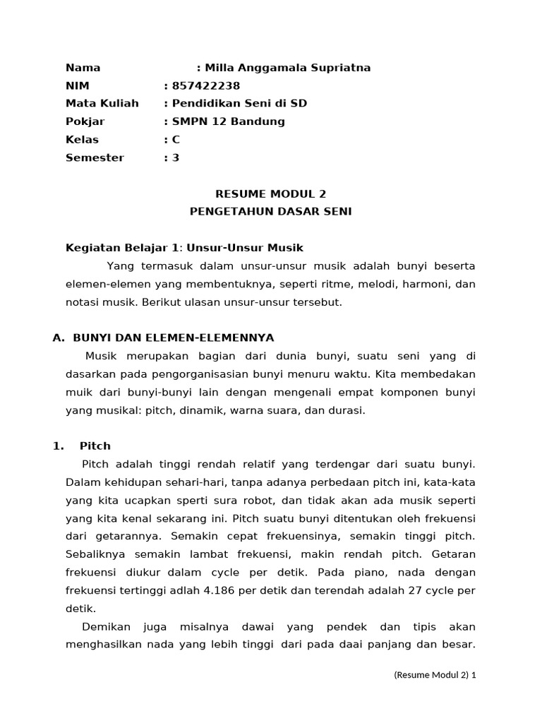 Resume Modul 2 | PDF