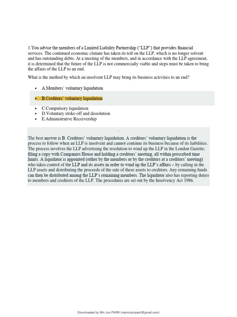 FLK1 QLTS 90 | PDF | Liquidation | Liquidated Damages