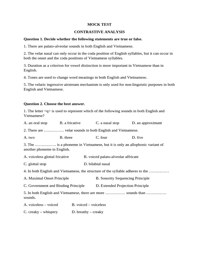 Maximal Onset Principle in Phonetics | PDF