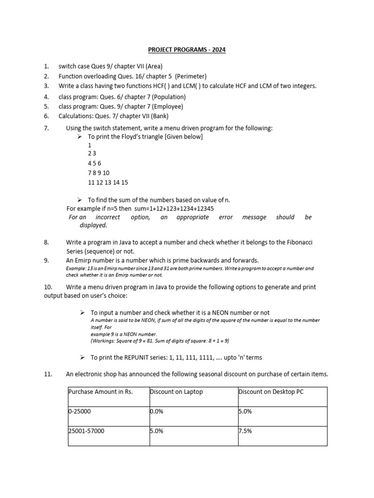 Java Programming Exercises 2024 | PDF | Letter Case | Computer Programming