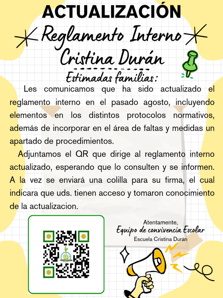 Documento A4 Circular Informativa | PDF