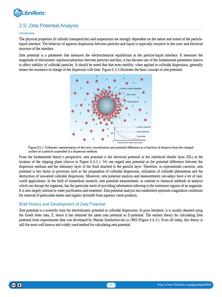Zeta Potential | PDF | Electrophoresis | Surface Science
