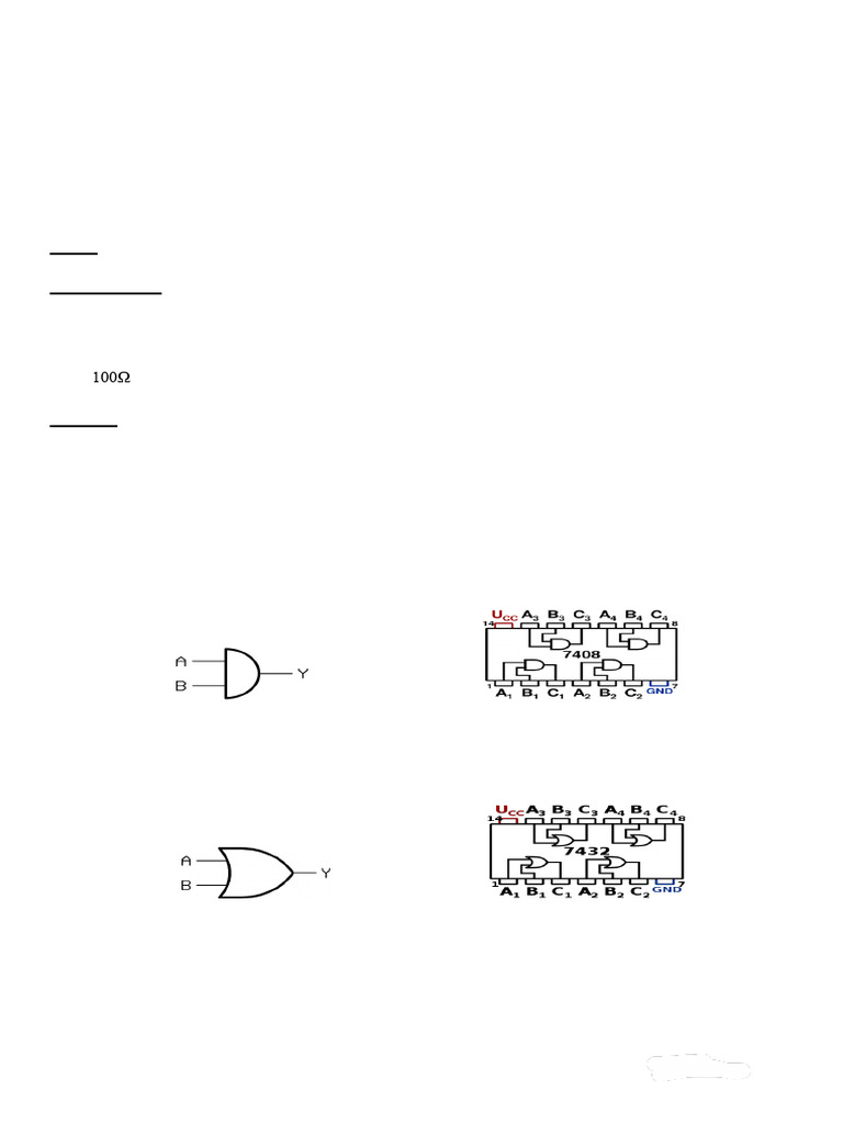 Experiment | PDF | Logic Gate | Electronic Circuits