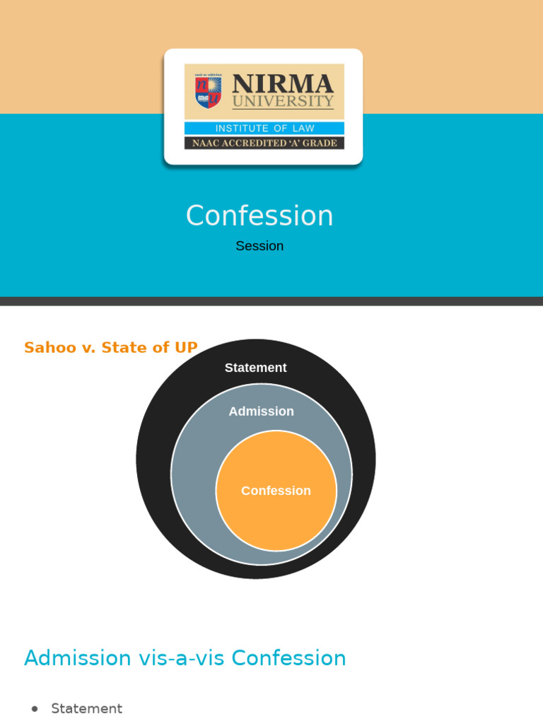 25.Confession | PDF | Confession (Law) | Crimes