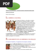 Línea del tiempo: Conquista y colonización | PDF | Colonización ...