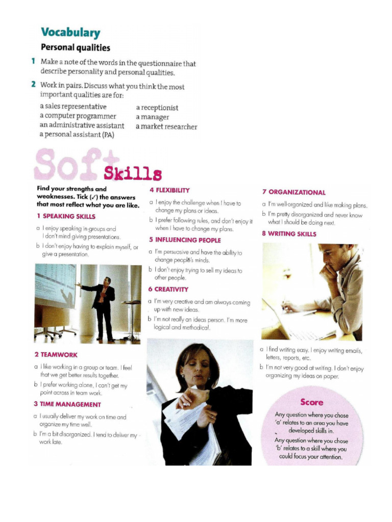 Soft Skills - Activities | PDF
