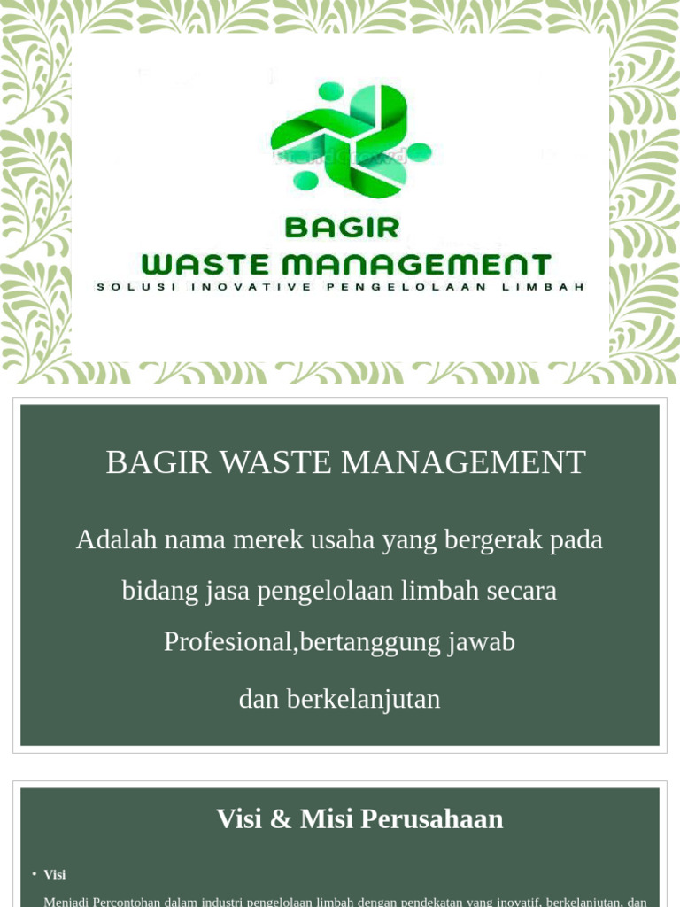Bagir Waste Management | PDF