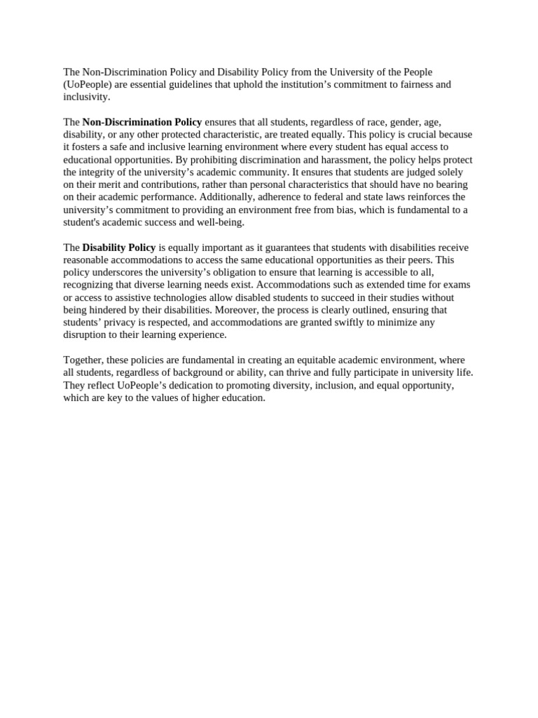 Policies | PDF