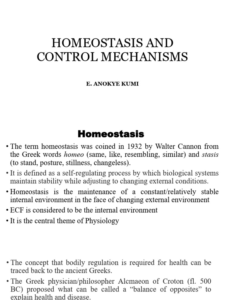 Homeostasis | PDF | Stimulus (Physiology) | Homeostasis