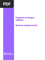 Certificat de Nivell de Suficiència de Català (C1) : Model D'examen | PDF