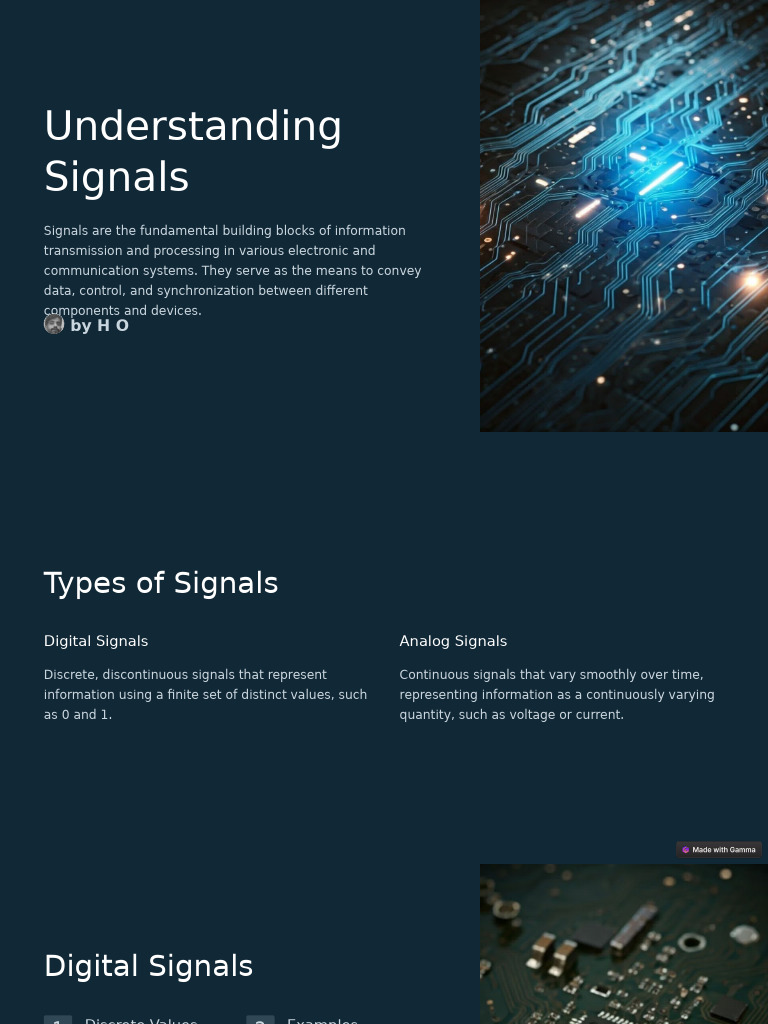 Understanding Digital & Analog Signals | PDF
