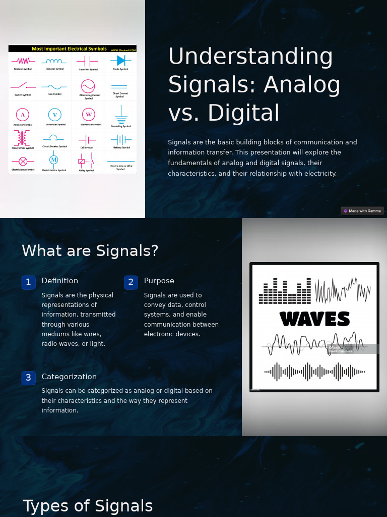 Analog vs. Digital Signals Guide | PDF | Digital Signal | Analog Signal