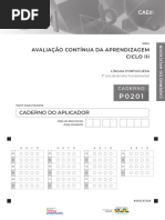 Prova Parana 1ed 2025 2ano Cad1 LP Aplicador | PDF