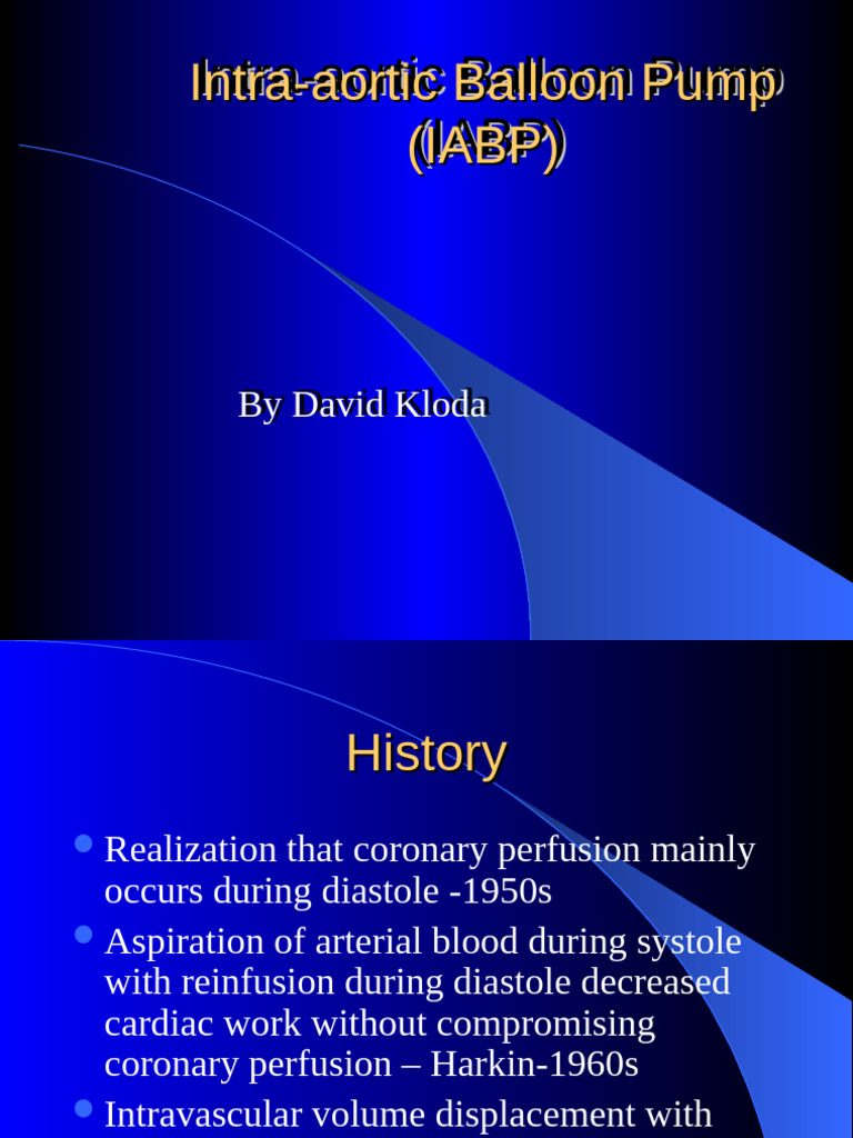 Iabp | PDF | Heart | Blood Pressure
