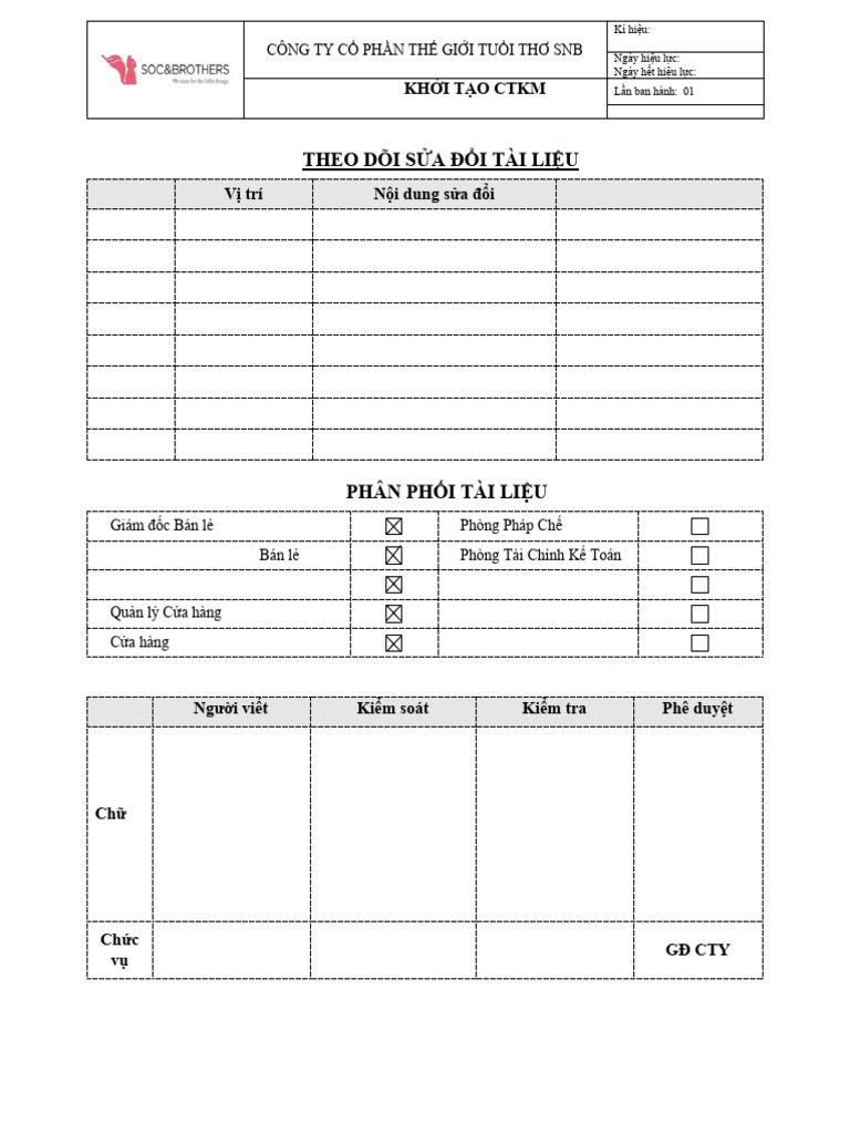 MKT-Quy Trình KH I T o CTKM | PDF