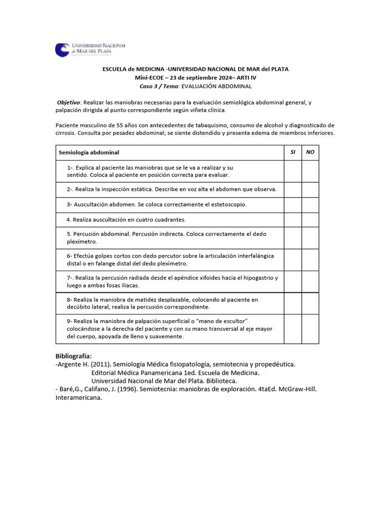 Mini Coes | PDF | Abdomen | Enfermedades y trastornos