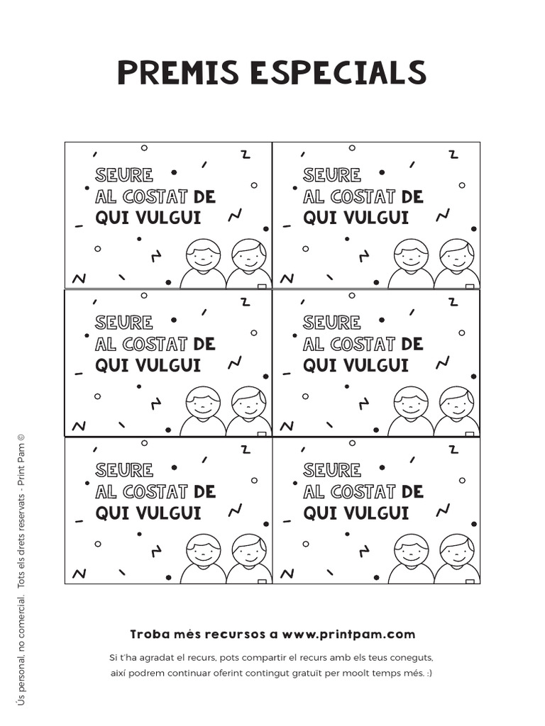 Print Pam - Premis Especials | PDF