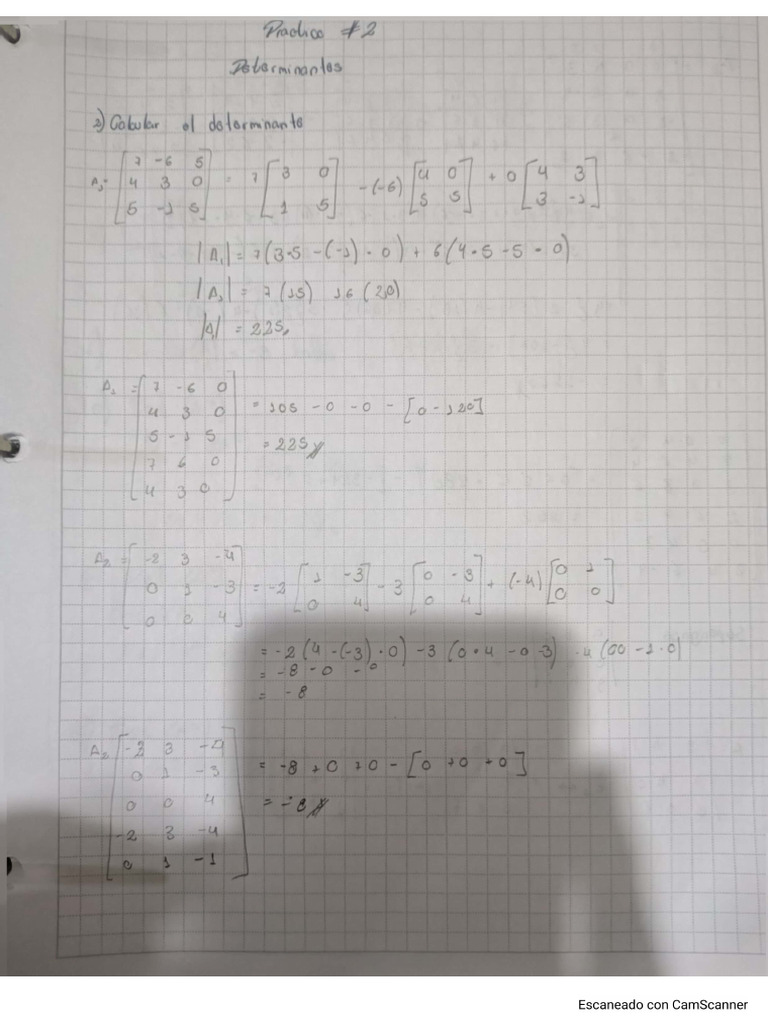 pract2 álgebra | PDF