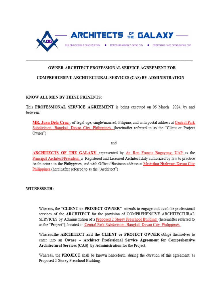 UAP DOC 401 - BS ARCH 4A - SPP DOC 206 - Bugayong, Fujiwara, Mamolang ...