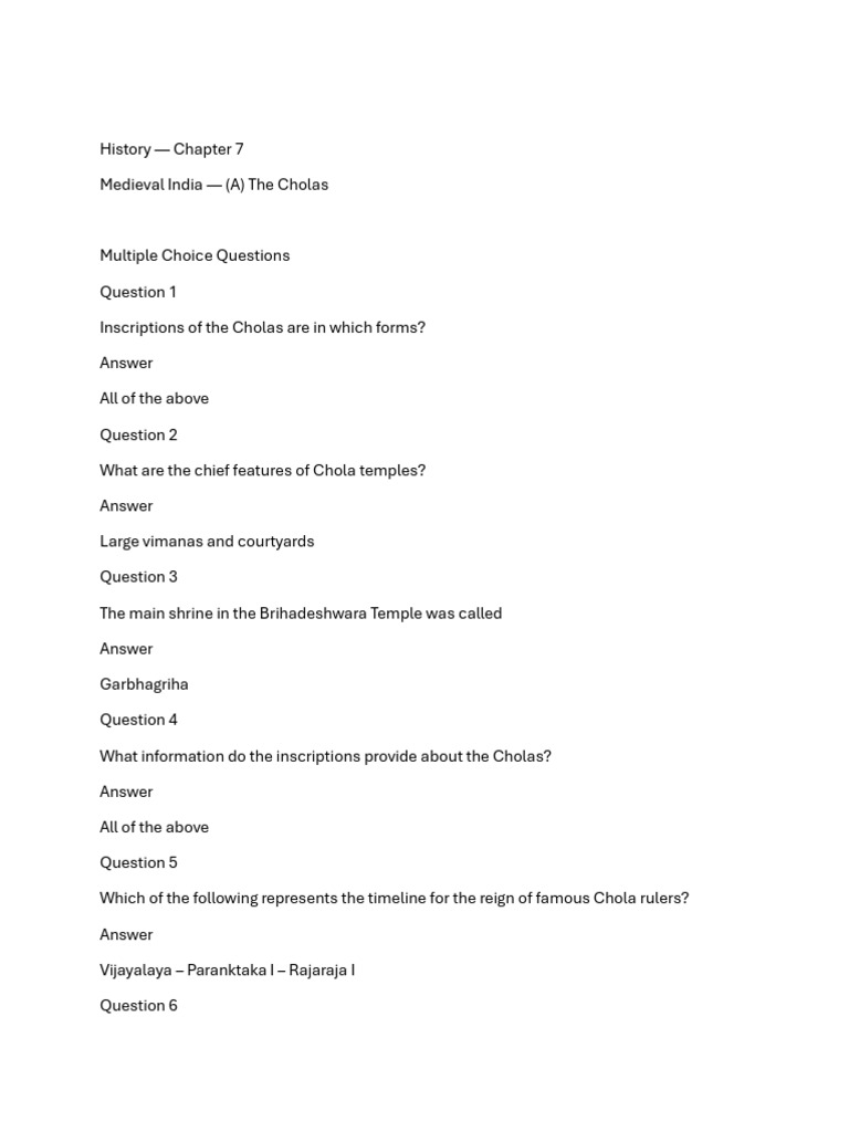 Chapter 7 History | PDF