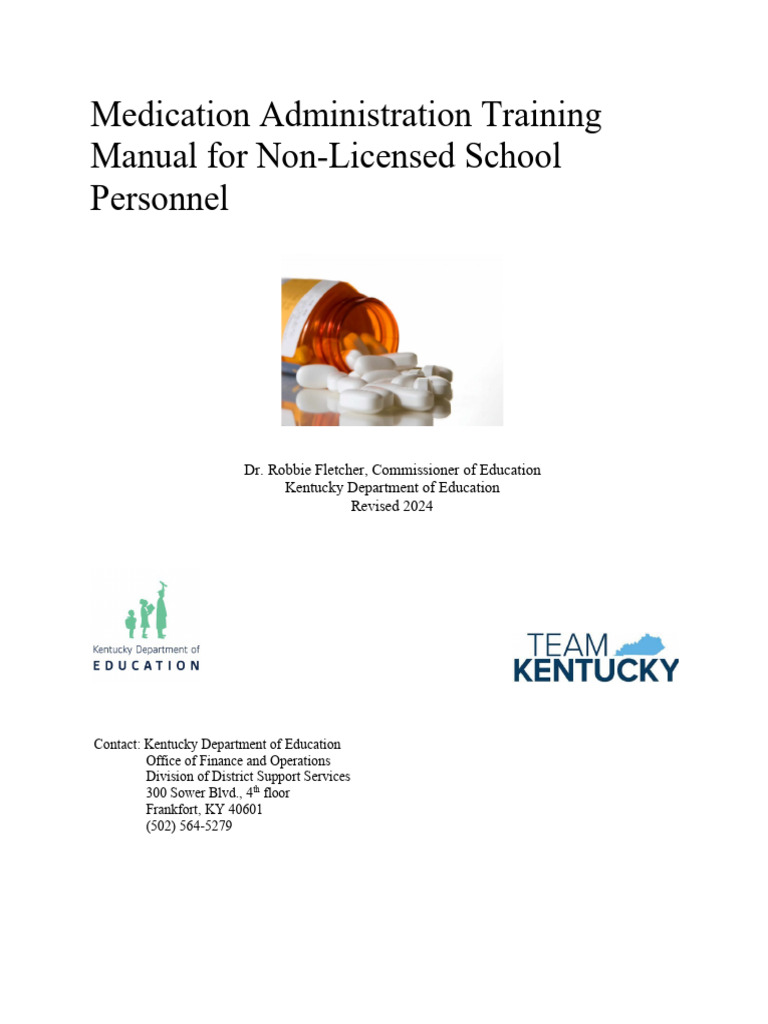 2024 (Revised) Medication Admin TRNG Manual (Ada) Asm - Ada | PDF ...