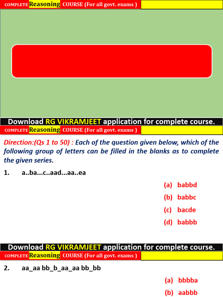 210) Alphabet Series | PDF