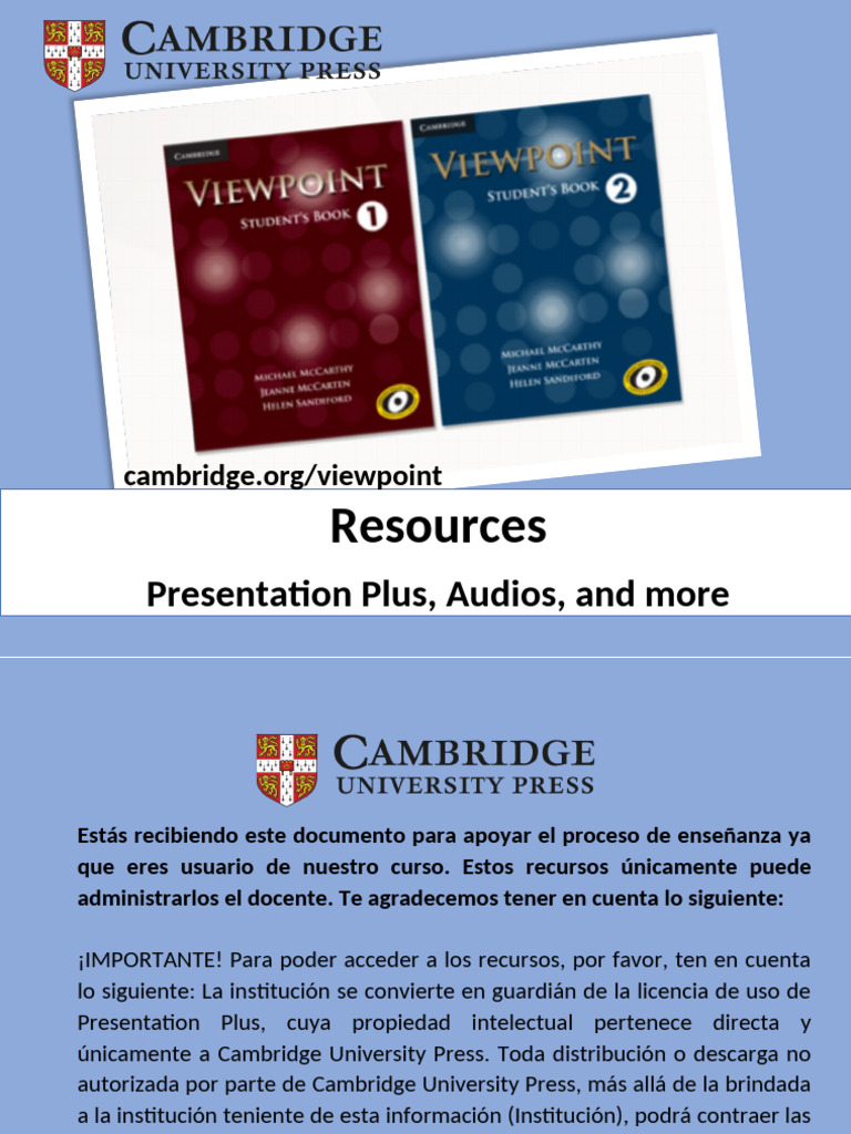 Viewpoint Resource Sheet | PDF | Computing