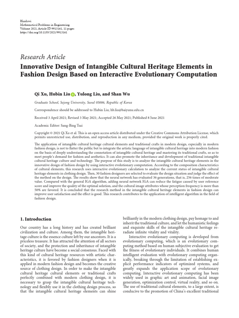 Innovative_Design_of_Intangible_Cultural_Heritage_ | PDF | Clothing ...
