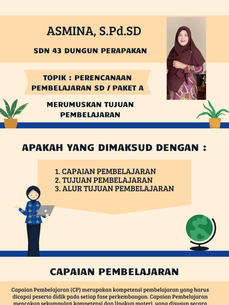 Asmina, S.PD - SD - Merumuskan Tujuan Pembelajaran | PDF