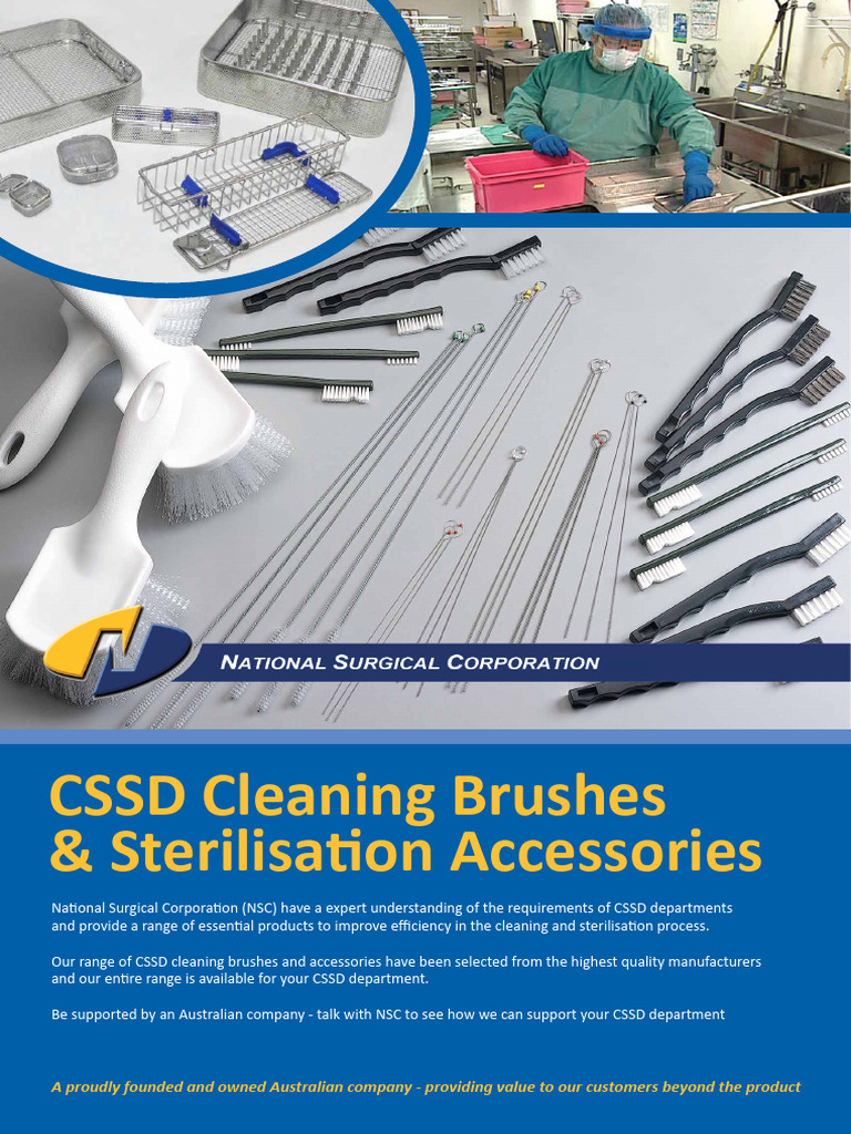 CSSD Cleaning Brushes Equipment Brochure Email Feb21 | PDF | Brush ...