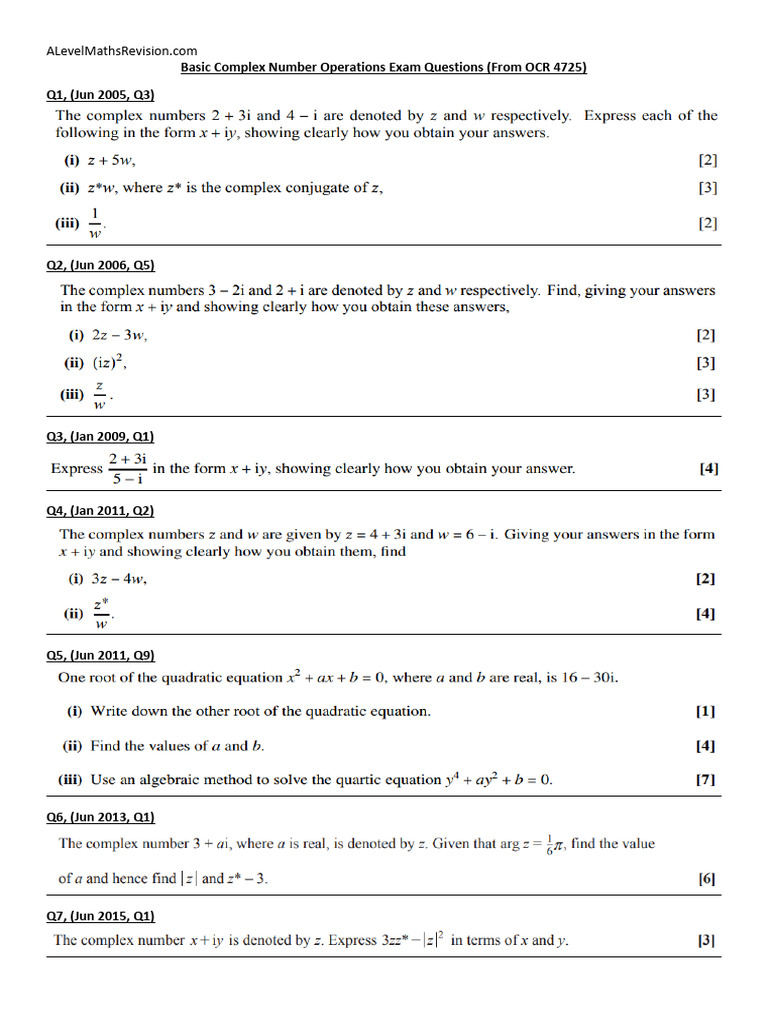 ALevel Maths Revision | PDF