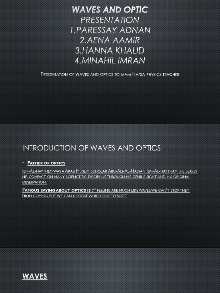 Pysics Presentation | PDF