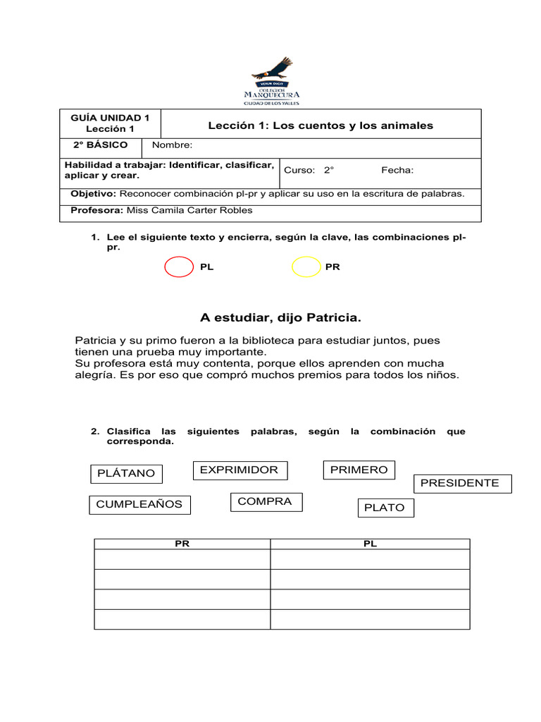 Combinación PL-PR | PDF