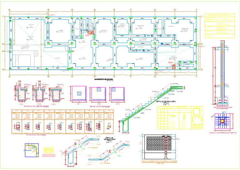 Vivienda Unifamiliar de dos pisos-Layout2 | PDF | Ingeniería estructural | Ingeniero civil